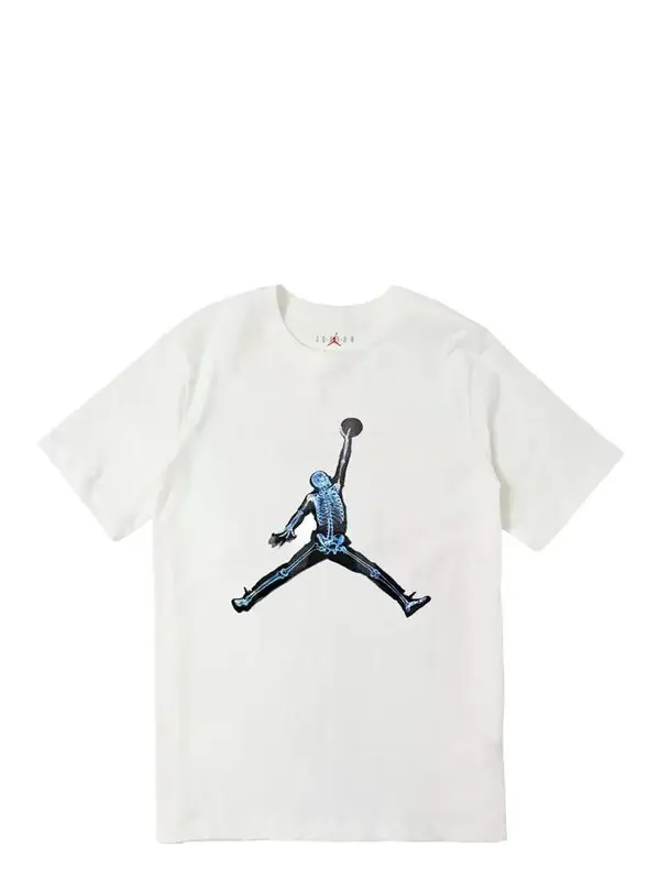 JORDAN Short-sleeve Crew T-shirt - White