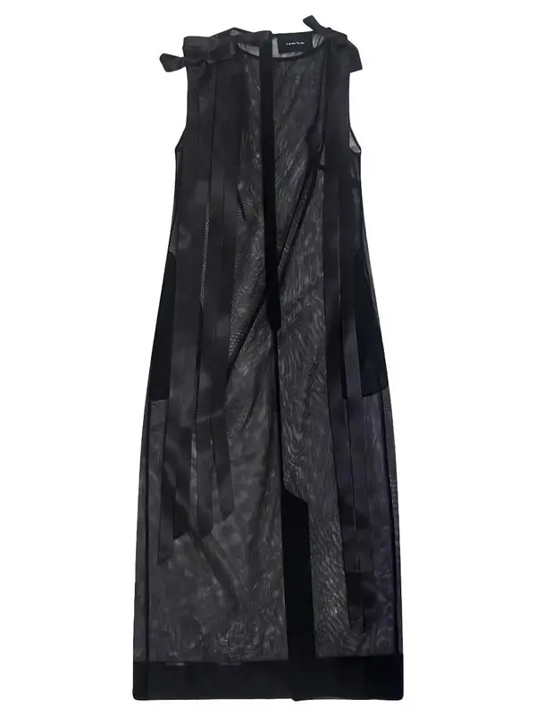 Simone Rocha Sleeveless Midi Dress - Black