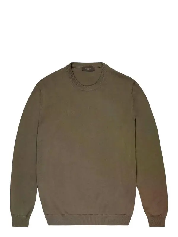 SLOWEAR Crew-neck Sweater - Green