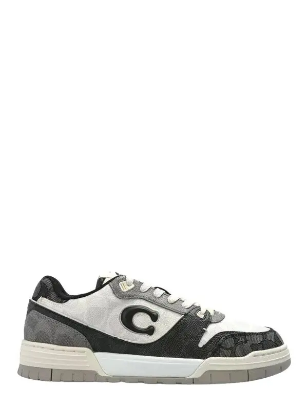 COACH Logo Panelled Sneakers - Neutrals
