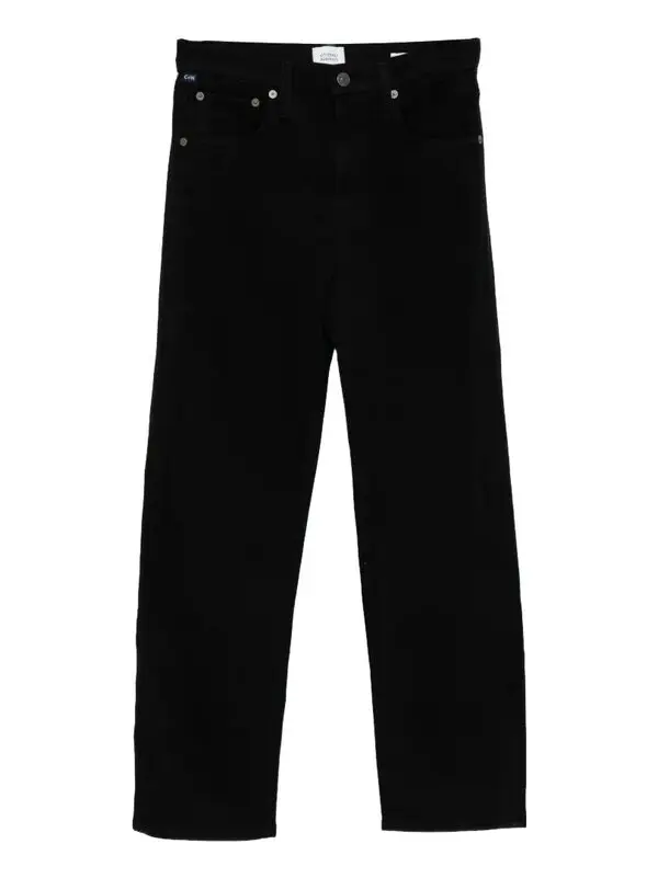 Citizens Of Humanity Delfina Straight-leg Jeans - Black