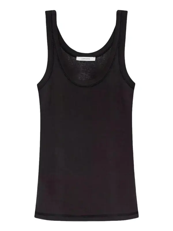 LEMAIRE Cotton Vest - Black