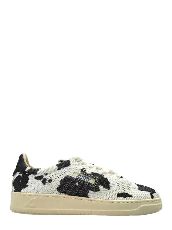 AUTRY Animal-print Sneakers - White