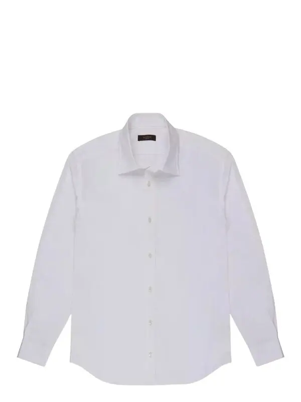 GLANSHIRT Buttoned Poplin Shirt - White