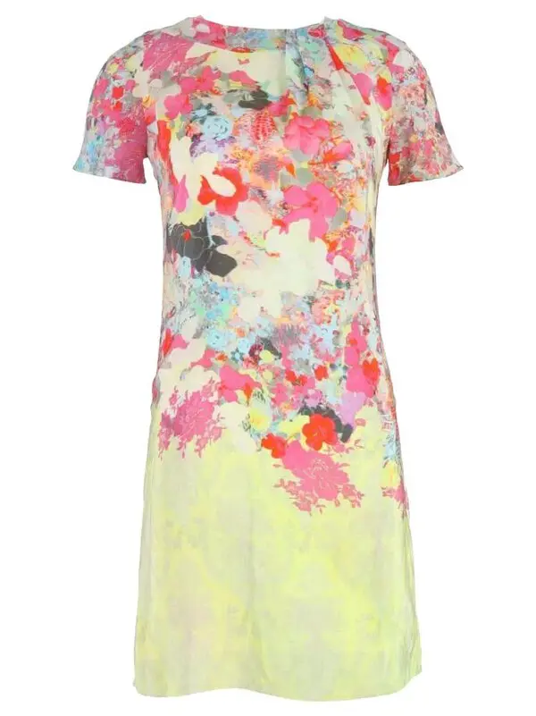 Erdem Floral-print Mini Dress - Pink