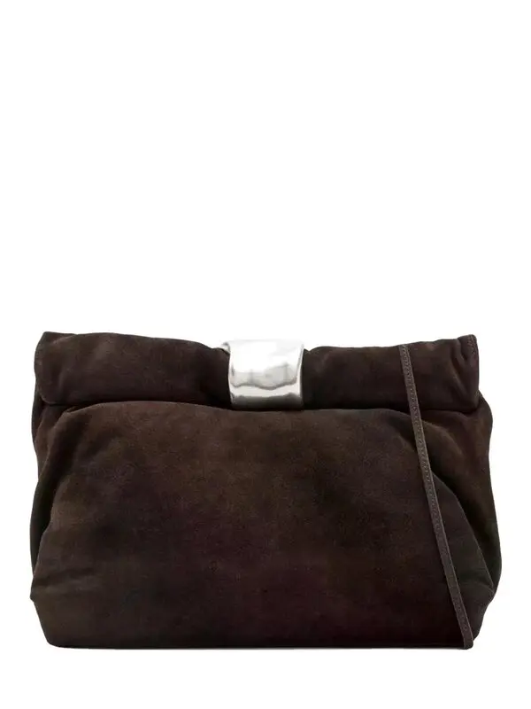 Staud Cuff Clutch - Brown
