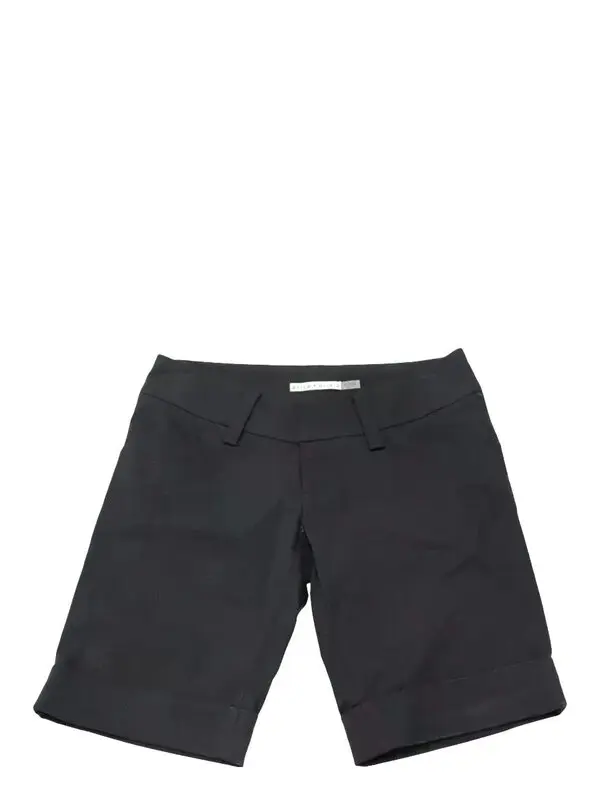 Alice + Olivia Cuffed Hem Shorts - Black