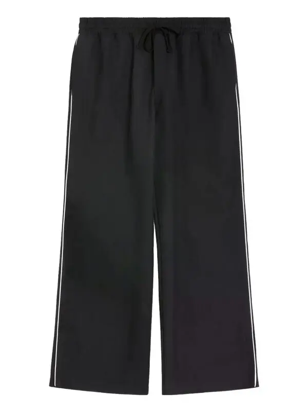 Valentino Garavani Vlogo Patch Drawstring Trousers - Black
