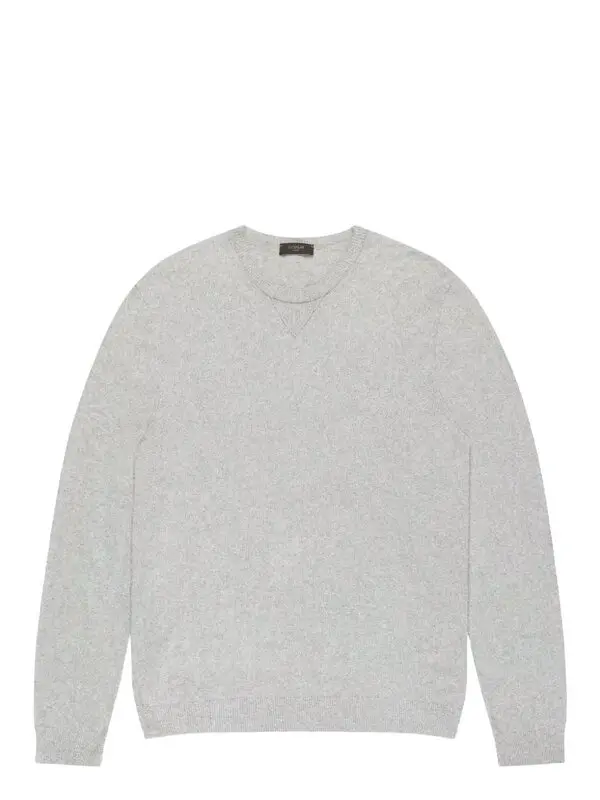 ZANONE Bouclé Crew-neck Sweater - Grey