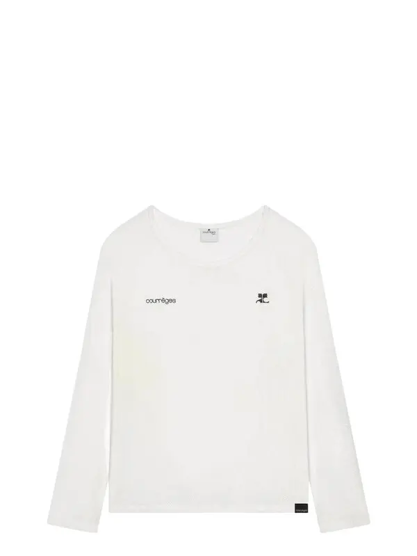 COURREGES Long-sleeve T-shirt - White