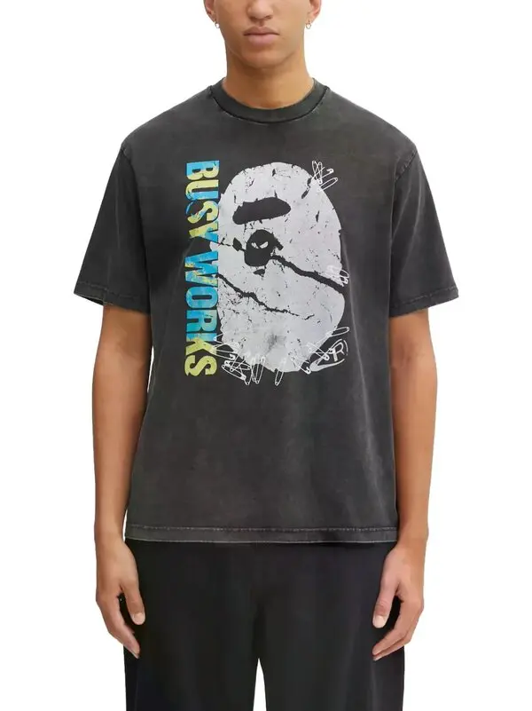 A BATHING APE Graphic-print T-shirt - Black