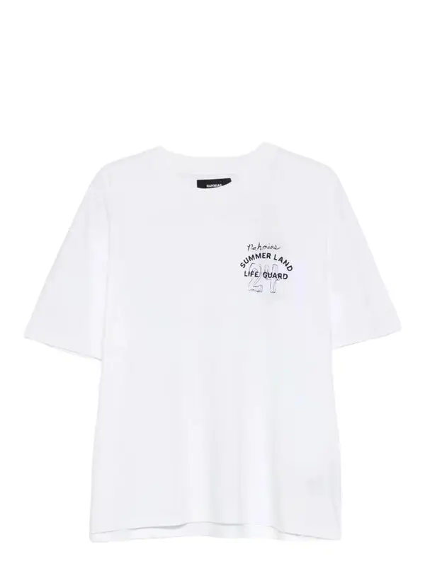 NAHMIAS Printed Crew-neck T-shirt - White