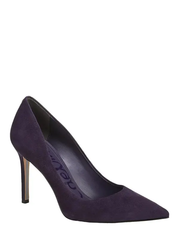 Sam Edelman Hazel Pointed Toe Pump - Deep Violet