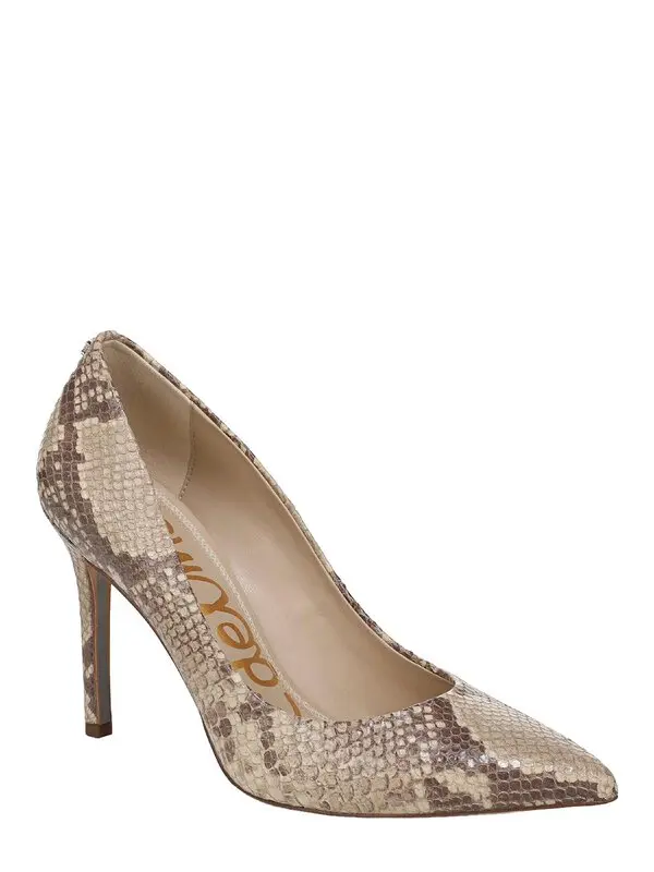 Sam Edelman Hazel Pointed Toe Pump - Sesame