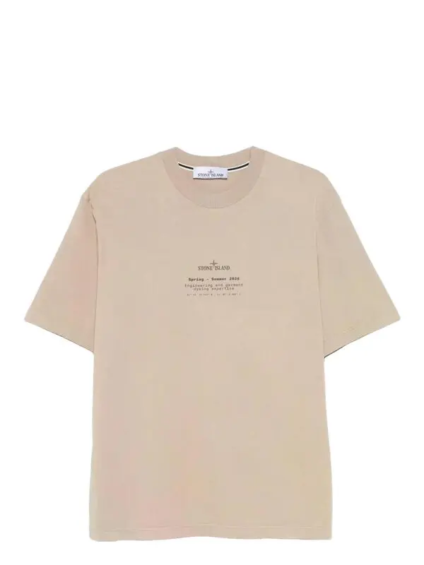 Stone Island Printed T-shirt - Neutrals
