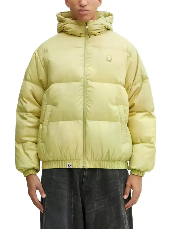 AAPE BY *A BATHING APE® Hooded Padded Jacket - Yellow