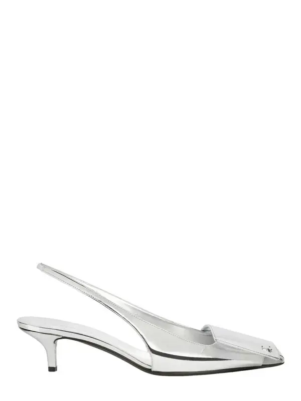 COURREGES 45mm Sling-back Pumps - White