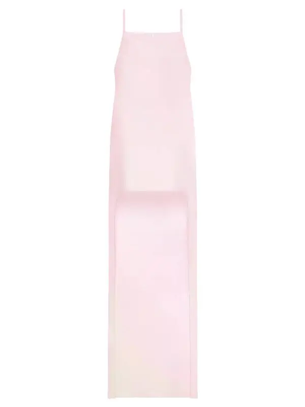 COURREGES Backless Crêpe Dress - Pink