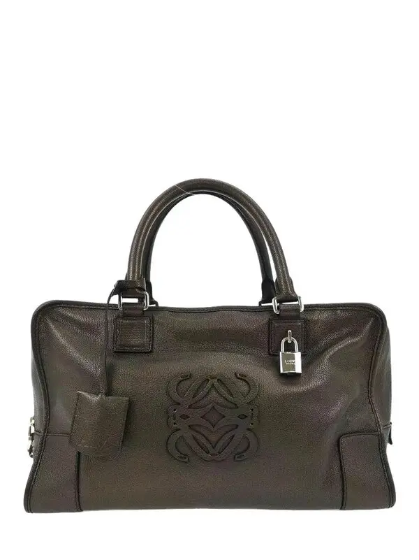 Loewe 2009 Amazona 36 Leather Tote Bag - Brown