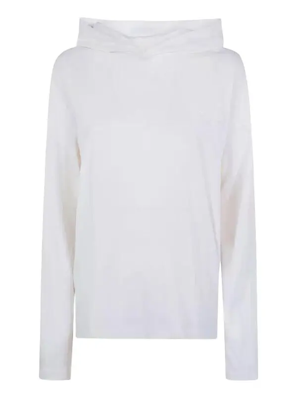 Fear Of God Logo-detail Long-sleeve Hoodie - White
