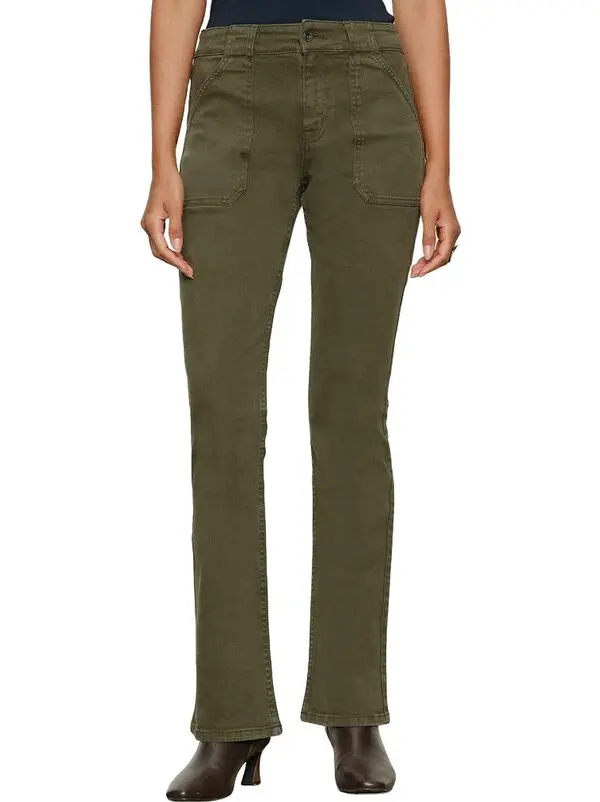 Sanctuary Hayden Utility Bootcut Jeans - Kalamata Green