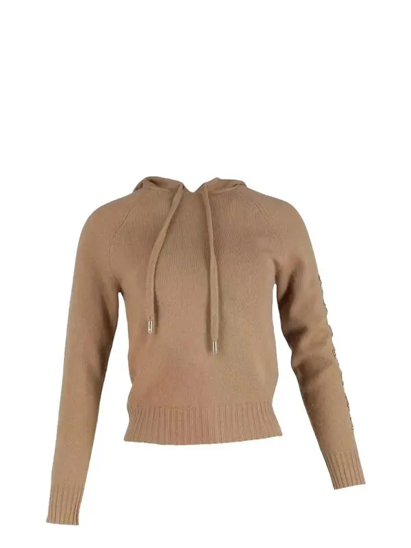 Max Mara Crystal-embellished Hoodie - Neutrals