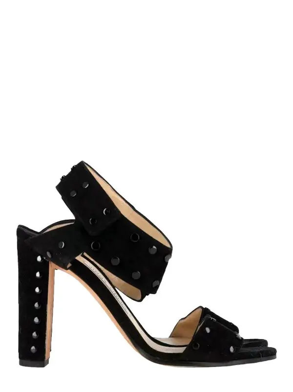 JIMMY CHOO Studs-detail Sandals - Black