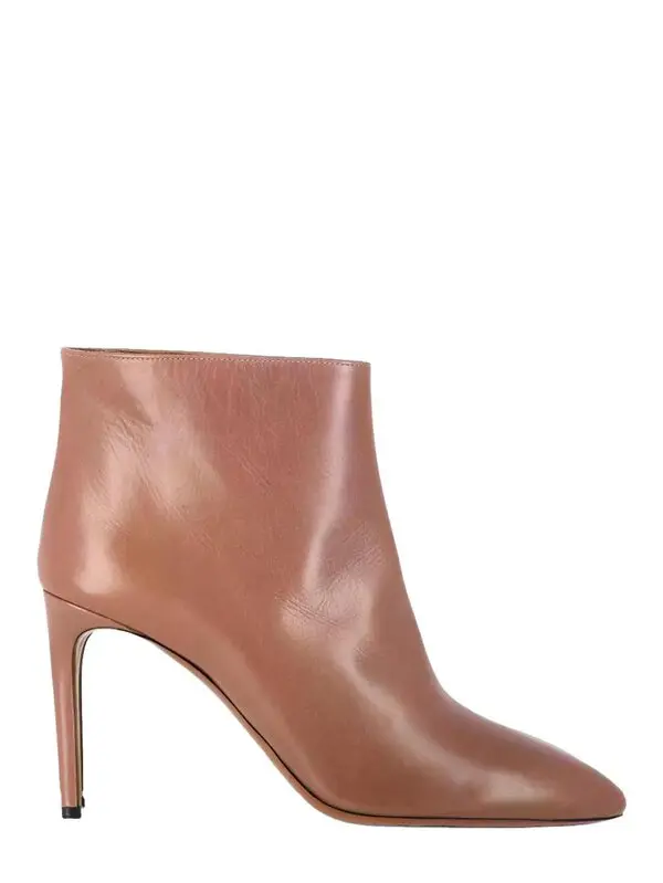 Alaïa Pointed-toe Leather Ankle Boots - Brown