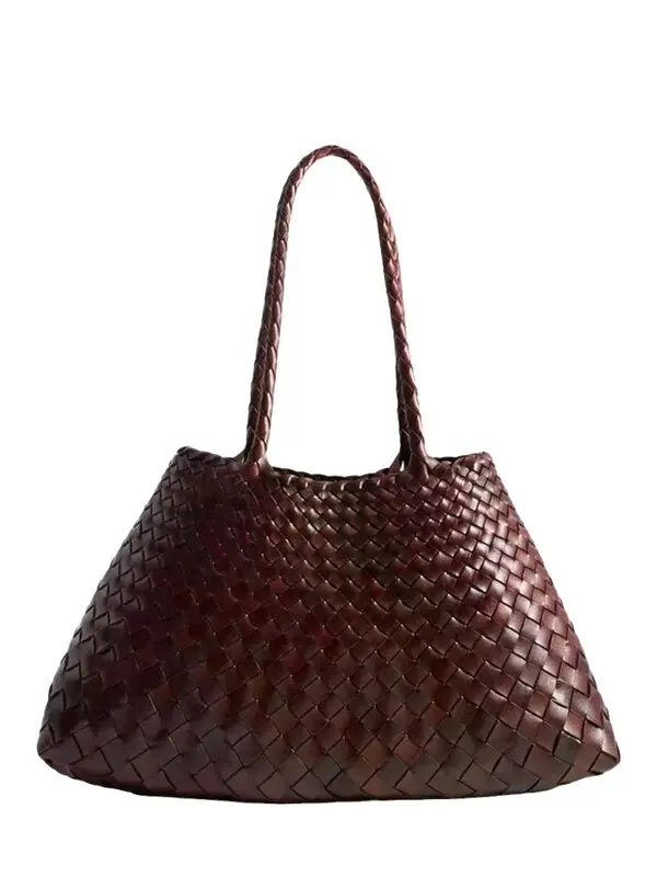 Dragon Diffusion Big Santa Croce Woven Tote Bag - Brown
