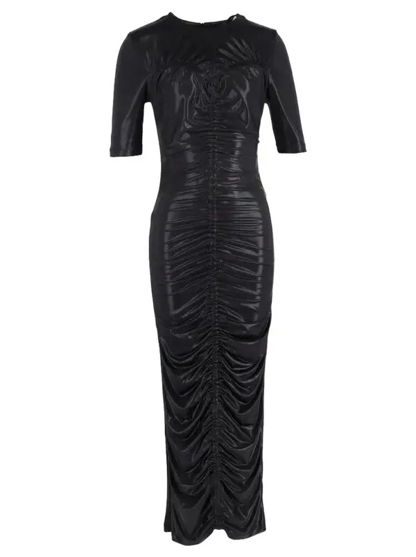 Remain Birger Christensen Abigail Ruched Maxi Dress - Black