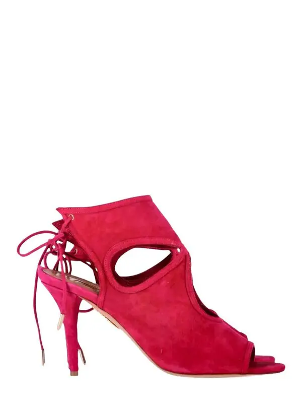 AQUAZZURA Sexy Thing Cut-out Tie Sandals - Pink