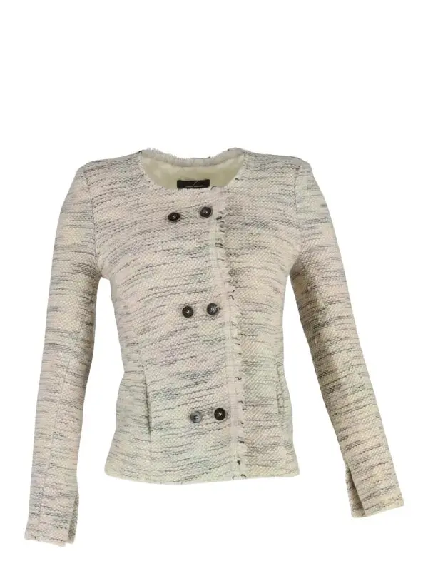 ISABEL MARANT VINTAGE Laure Double-breasted Jacket - Neutrals