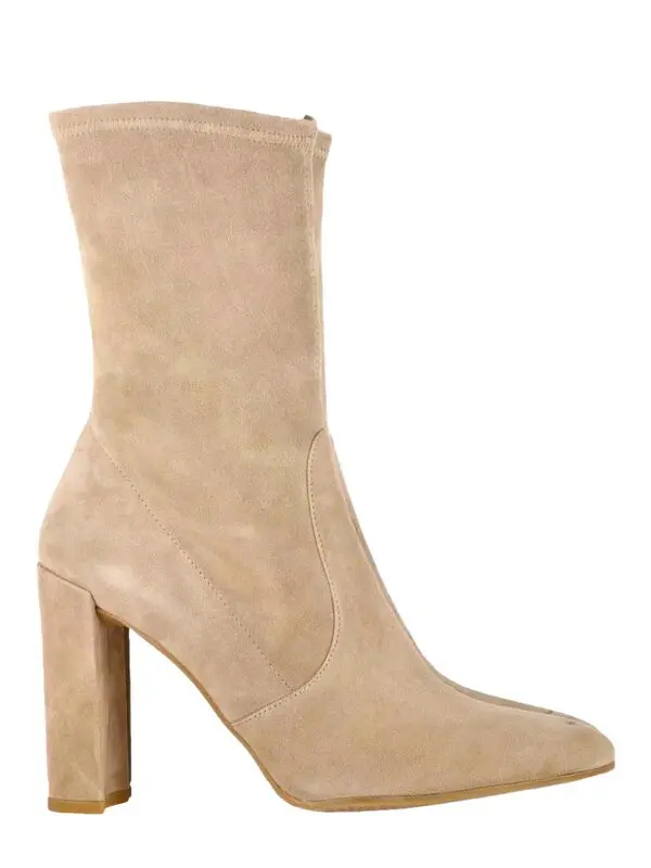 STUART WEITZMAN Block-heel Ankle Boots - Neutrals