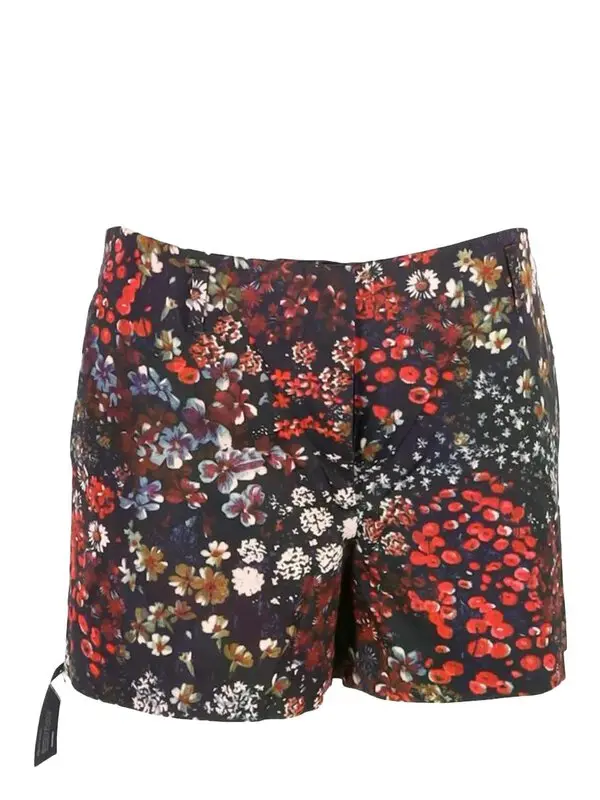 Dries Van Noten Floral Print Shorts - Black