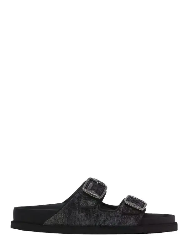 BIRKENSTOCK Arizona Velvet Sandals - Grey
