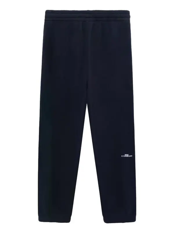 A BATHING APE Logo Trousers - Blue
