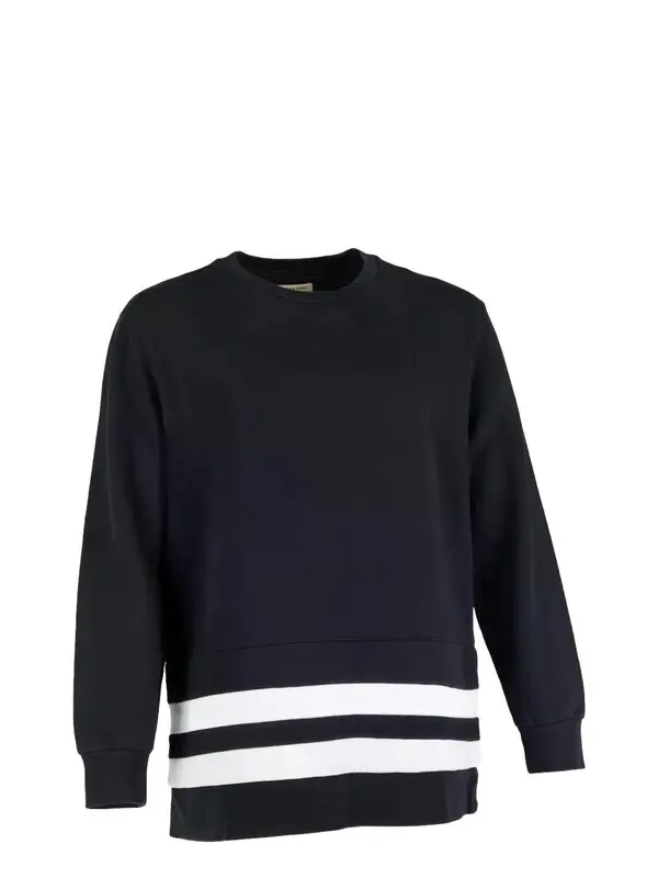 Burberry Stripe Cotton Sweatshirt - Black