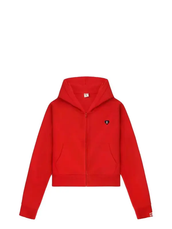 A BATHING APE Zip-up Hoodie - Red