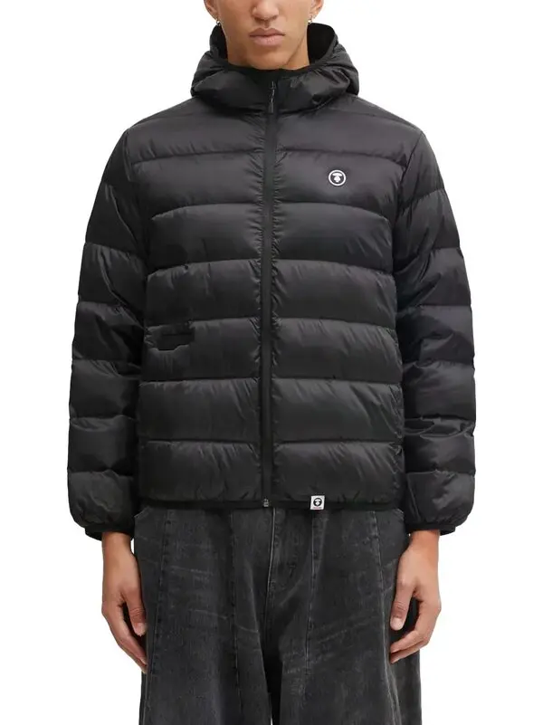 AAPE BY *A BATHING APE® Hooded Padded Jacket - Black