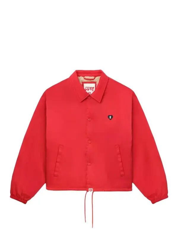 A BATHING APE Drawstring Jacket - Red