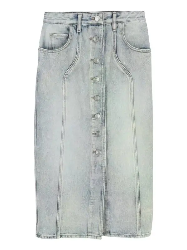 ISABEL MARANT VINTAGE Vintage Isabel Marant Vandy Denim Midi Skirt - Blue