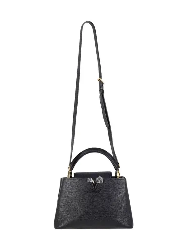 LOUIS VUITTON Capucines Bb Tote Bag - Black