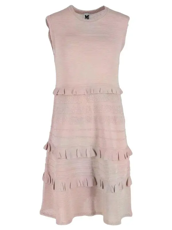 Missoni Tiered Sleeveless Dress - Pink