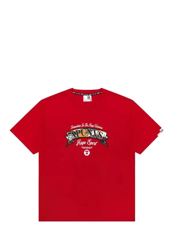 AAPE BY *A BATHING APE® Graphic T-shirt - Red