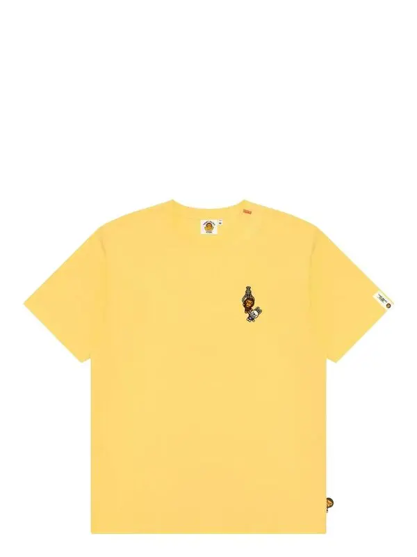 A BATHING APE Graphic T-shirt - Yellow