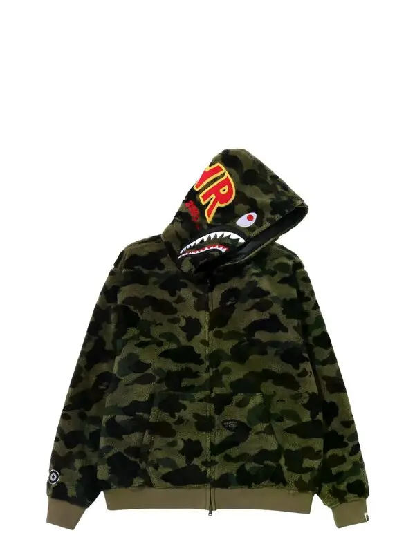 A BATHING APE Camouflage Hoodie - Green