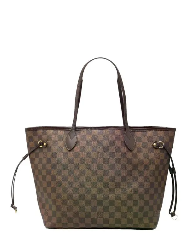 LOUIS VUITTON 2008 Damier Ebene Neverfull Mm Tote Bag - Brown
