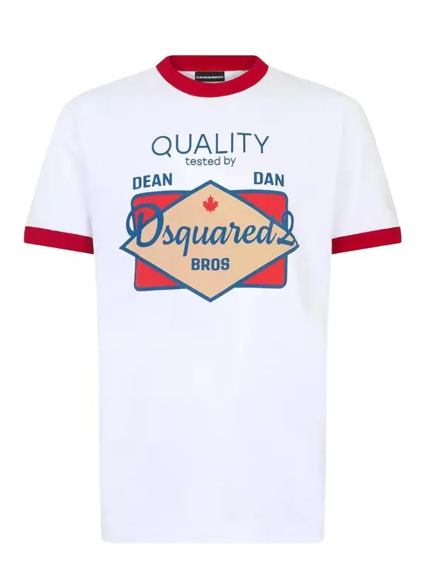 Dsquared2 Graphic-print Crew-neck T-shirt - White