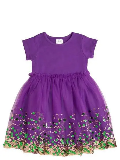 SWEET WINK Confetti Tutu Dress - Purple