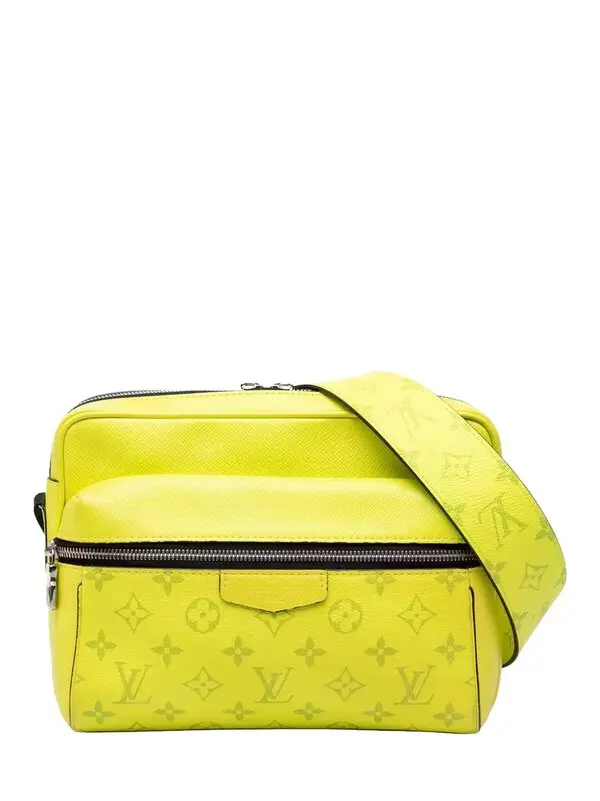 LOUIS VUITTON 2019 Monogram Taigarama Outdoor Messenger Bag - Yellow